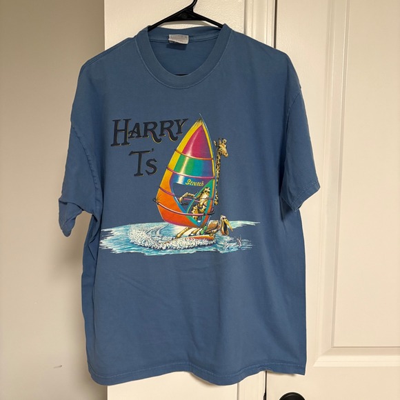 Hanes Beefy-T | Shirts | Harry Ts Graphic Tshirt Hanes Beefyt Blue ...